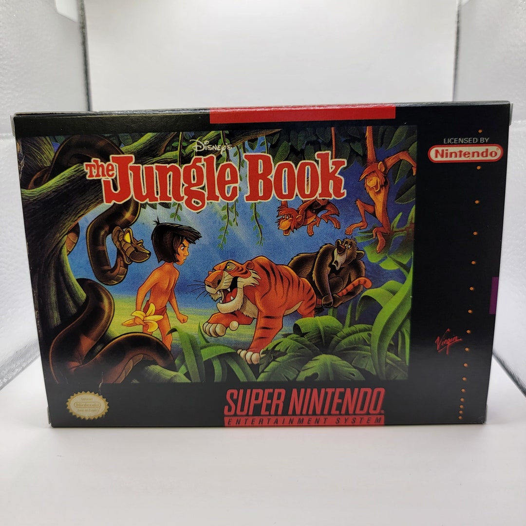 The Jungle Book | NTSC | Super Nintendo | SNES | En | Reproduction Box ...