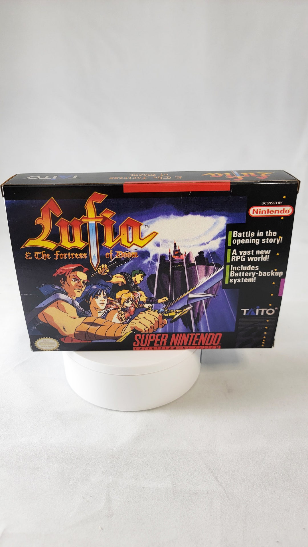 Lufia | NTSC | Super Nintendo | SNES | En | Reproduction Box and Inner ...