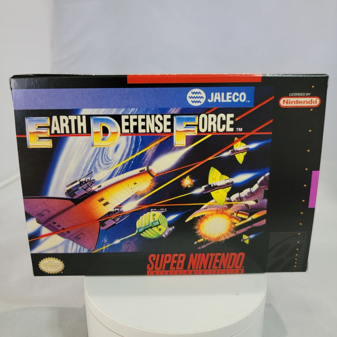 Earth Defense Force | NTSC | Super Nintendo | SNES | En | Reproduction ...