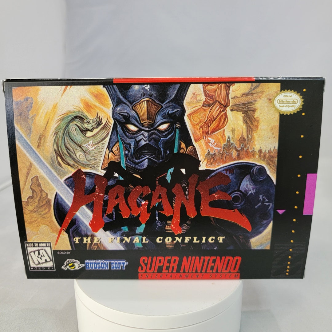 Hagane | NTSC | Super Nintendo | SNES | En | Reproduction Box and Inner ...