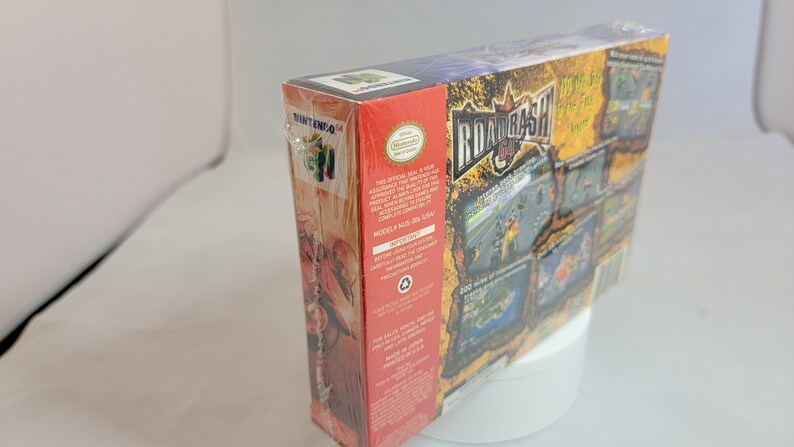 Road Rash 64 | NTSC | Nintendo 64 | N64 | En | Reproduction Box and ...
