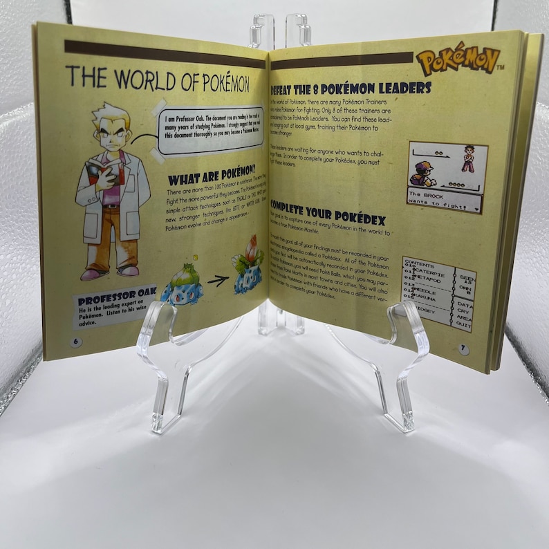 Pokemon Blue | NTSC | Gameboy | GB | En | User Instruction Manual - Etsy