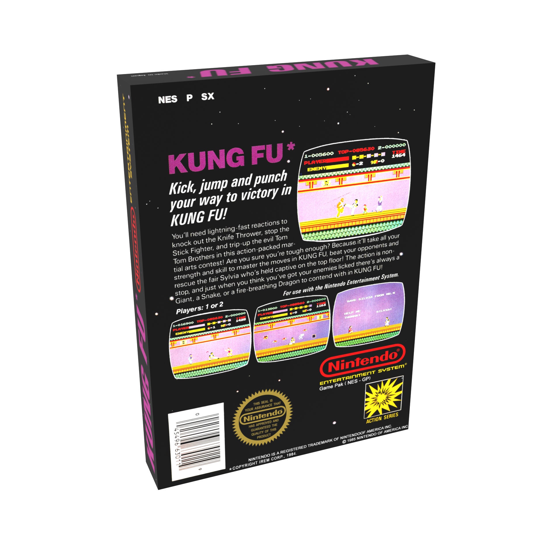 Kung Fu | NTSC | Nintendo | NES | En | Reproduction Box - Etsy