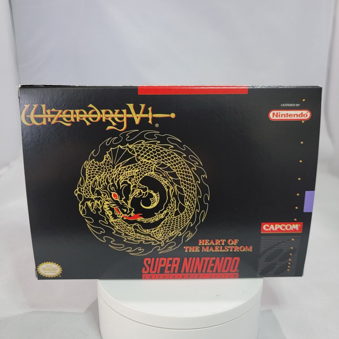 Wizardry 5 | NTSC | Super Nintendo | SNES | En | Reproduction Box and ...