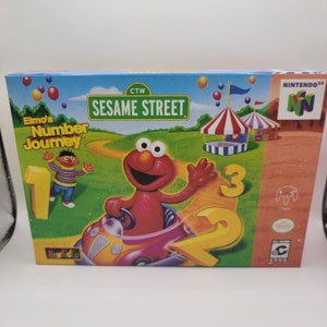 Elmo's Number Journey | NTSC | Nintendo 64 | N64 | En | Reproduction ...