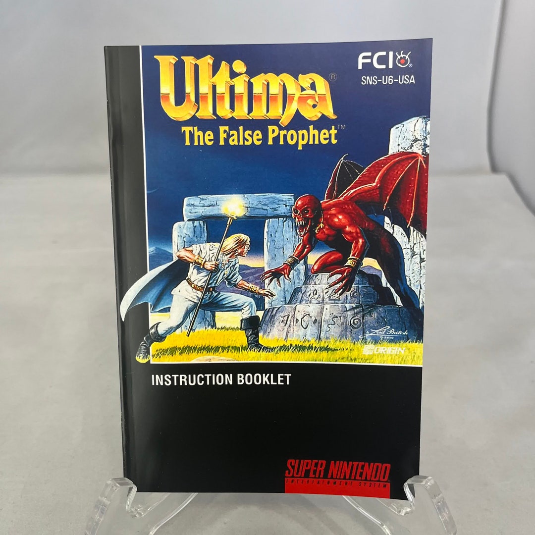 Ultima 4 the False Prophet | NTSC | Super Nintendo | SNES | En | User ...