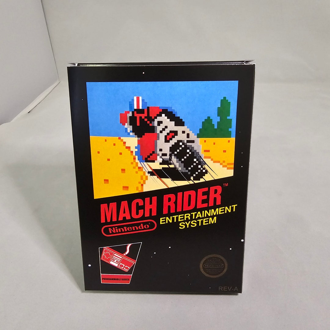Mach Rider | NTSC | Nintendo | NES | En | Reproduction Box - Etsy