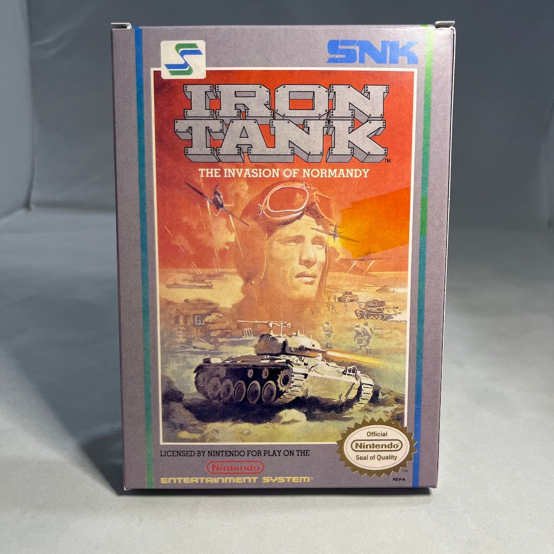 Iron Tank | NTSC | Nintendo | NES | En | Reproduction Box - Etsy
