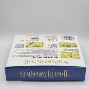 Final Fantasy Legend 2 | NTSC | Gameboy | GB | En | Reproduction Box ...