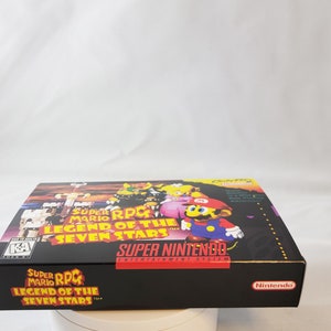 Super Mario RPG | NTSC | Super Nintendo | SNES | En | Reproduction Box ...
