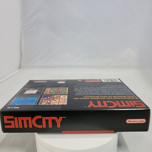 Sim City | NTSC | Super Nintendo | SNES | En | Reproduction Box and ...