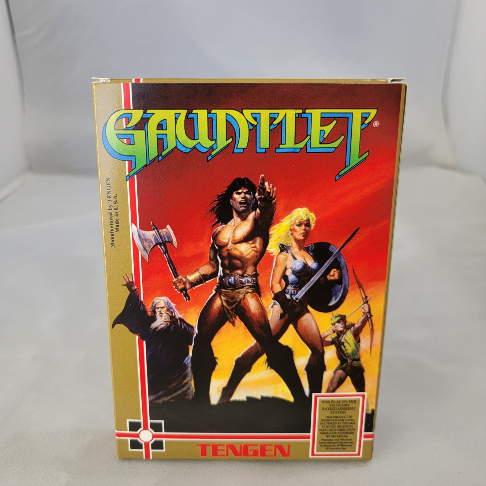 Gauntlet | NTSC | Nintendo | NES | En | Reproduction Box - Etsy