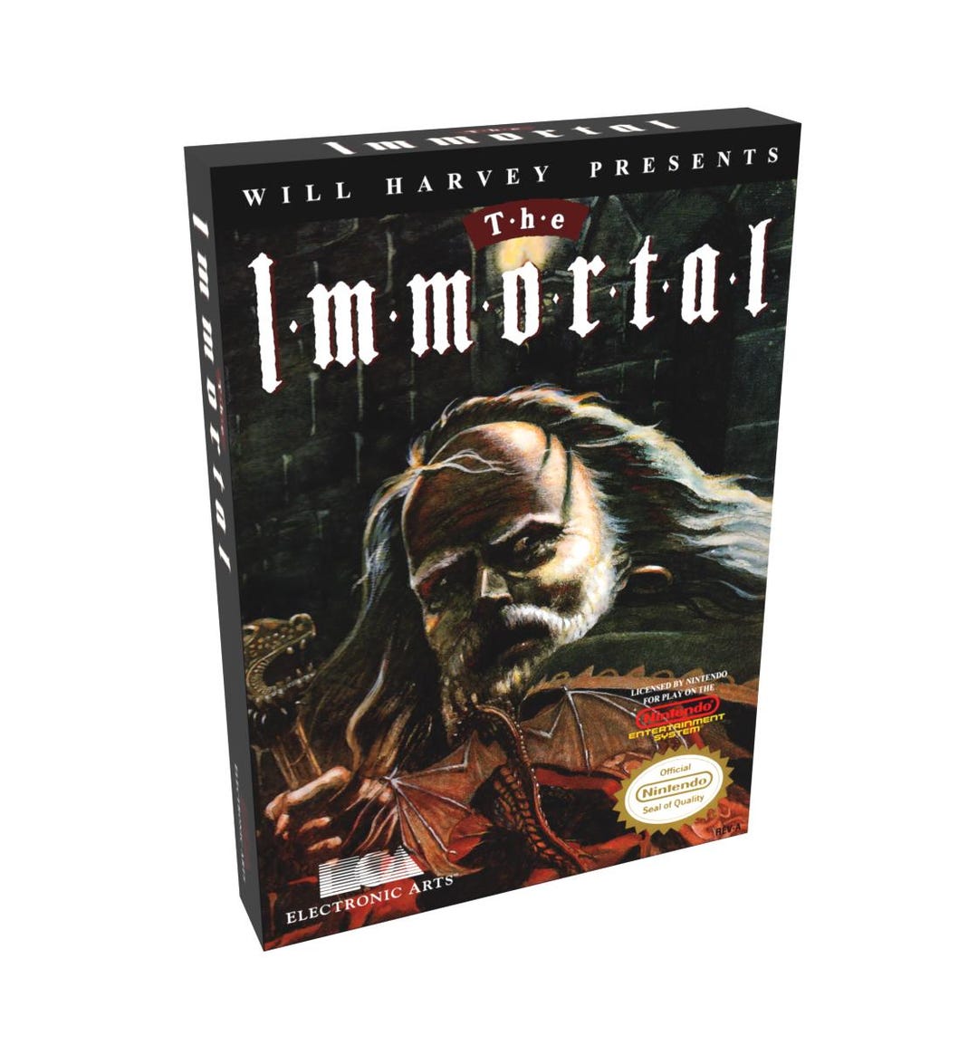 The Immortal | NTSC | Nintendo | NES | En | Reproduction Box - Etsy