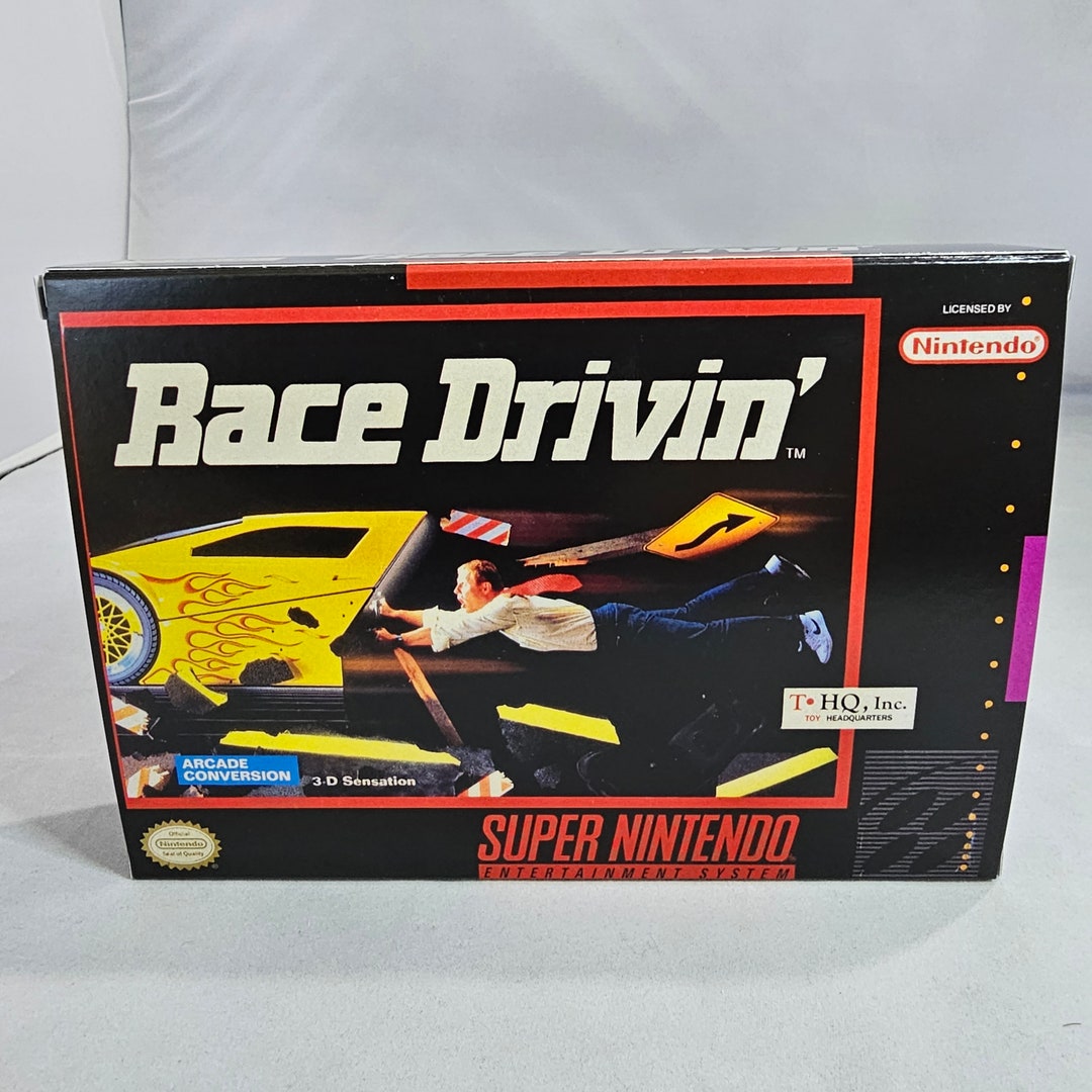 Race Drivin' | NTSC | Super Nintendo | SNES | En | Reproduction Box and ...