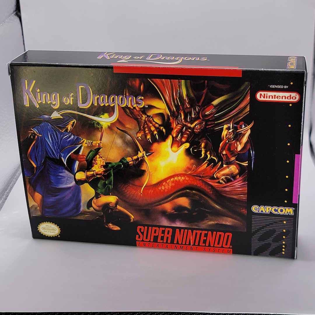 King of Dragons | NTSC | Super Nintendo | SNES | En | Reproduction Box ...