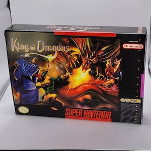 King of Dragons | NTSC | Super Nintendo | SNES | En | Reproduction Box ...