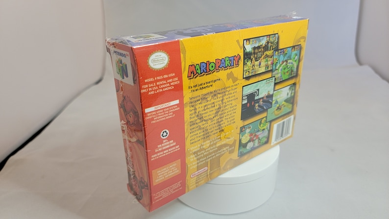 Mario Party | NTSC | Nintendo 64 | N64 | En | Reproduction Box and ...
