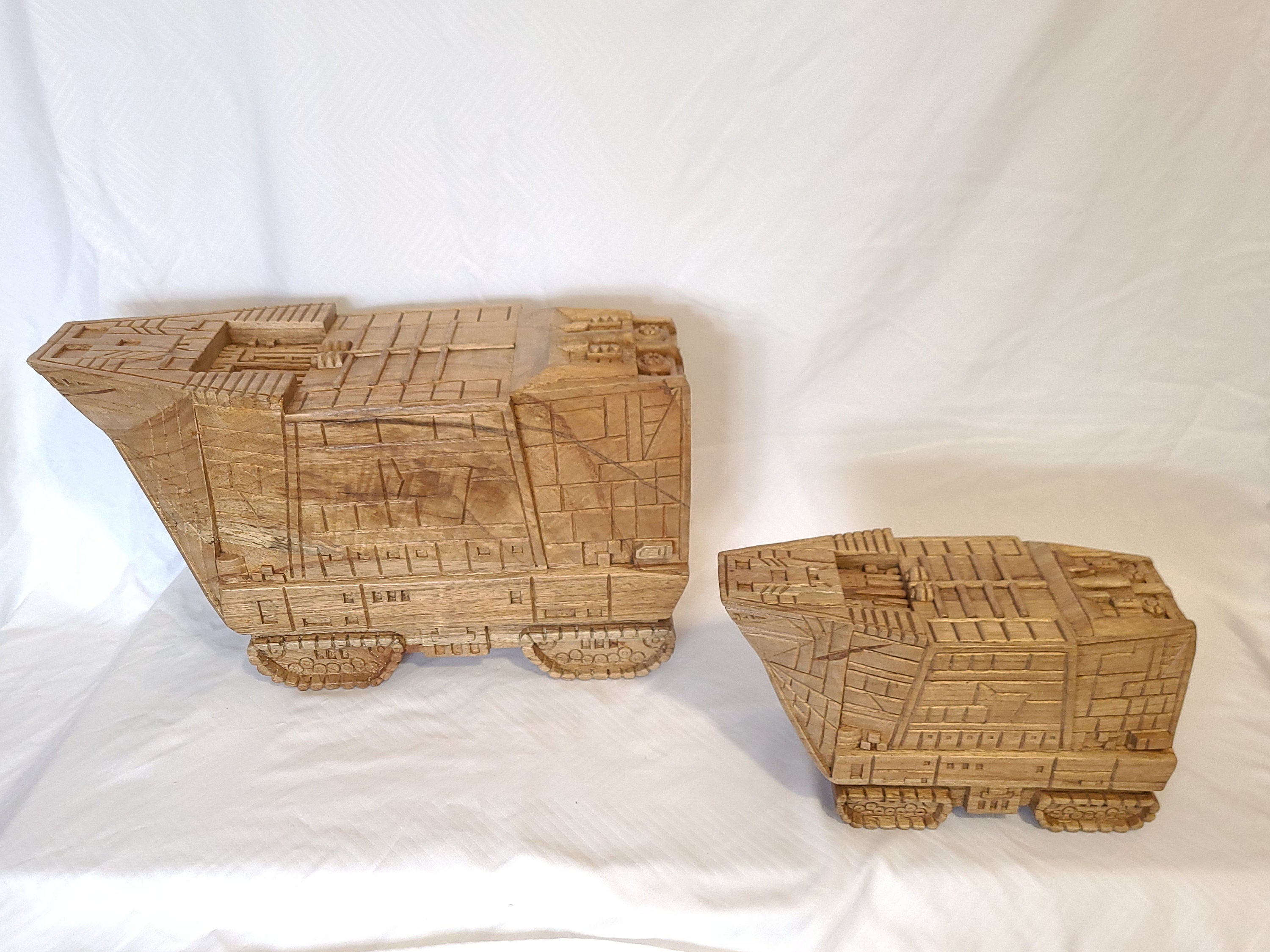Star Wars Jawa SAND CRAWLER LARGE Size 100% Solid Wood - Etsy UK
