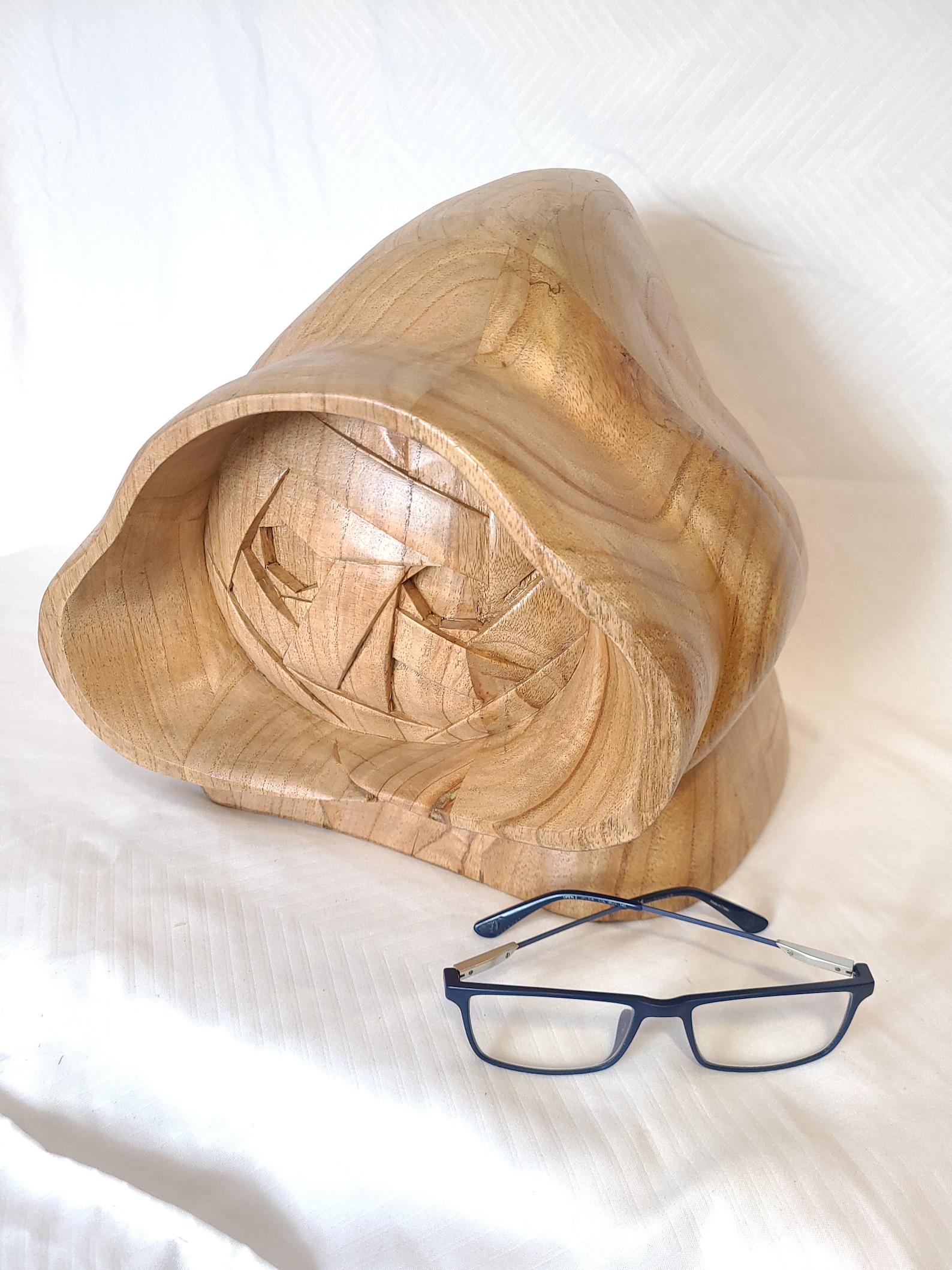 Star Wars JAWA LIFE SIZE Head 100% Hand Carved Solid Wood - Etsy