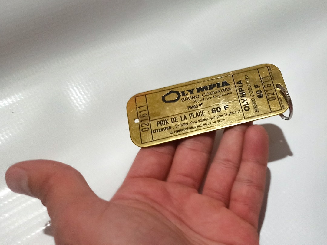 Rare Copper Ticket Plate, Olympia Theater Since 1893. - Etsy