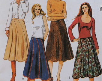 8 Panel Skirt Pattern - Etsy