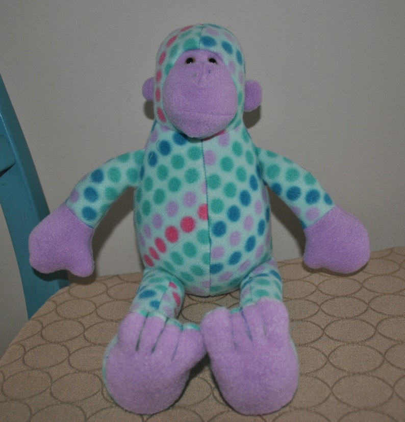 Adorable Mitch the Monkey Stuffed Animal Plushie Funky | Etsy