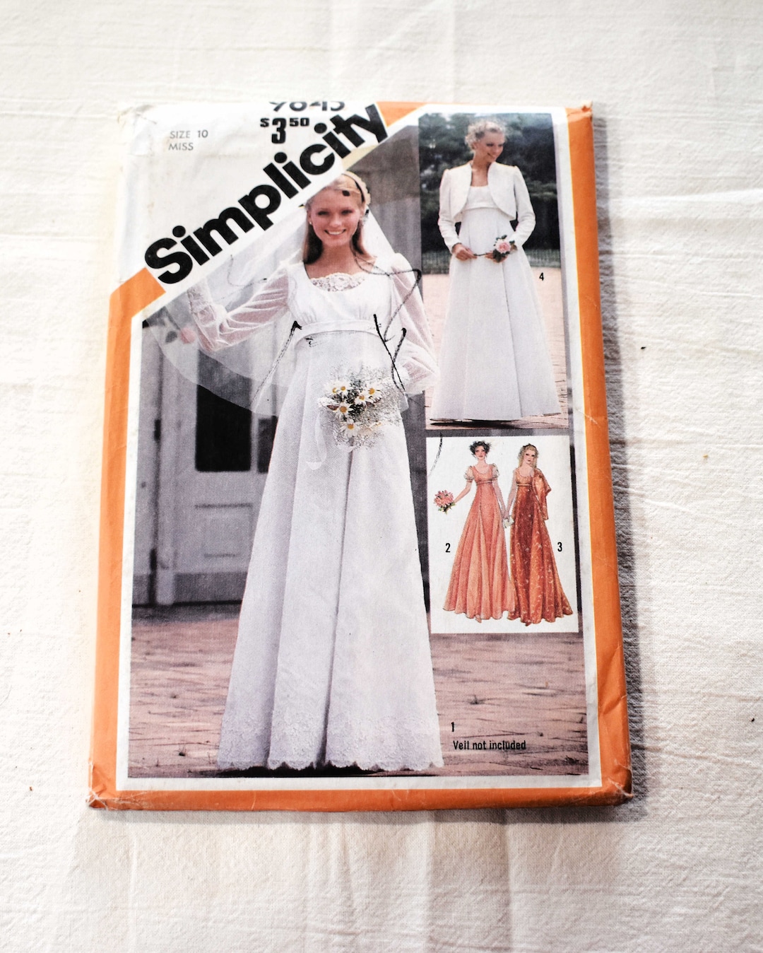 Size 10 UNCUT Vintage 1970s Simplicity 9845 Sewing Pattern Misses ...