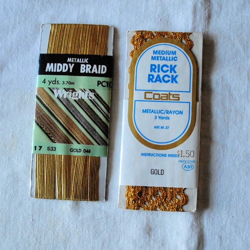 Gold Rick Rack - Etsy
