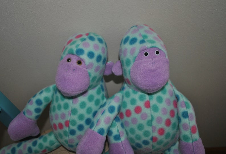 Adorable Mitch the Monkey Stuffed Animal Plushie Funky | Etsy