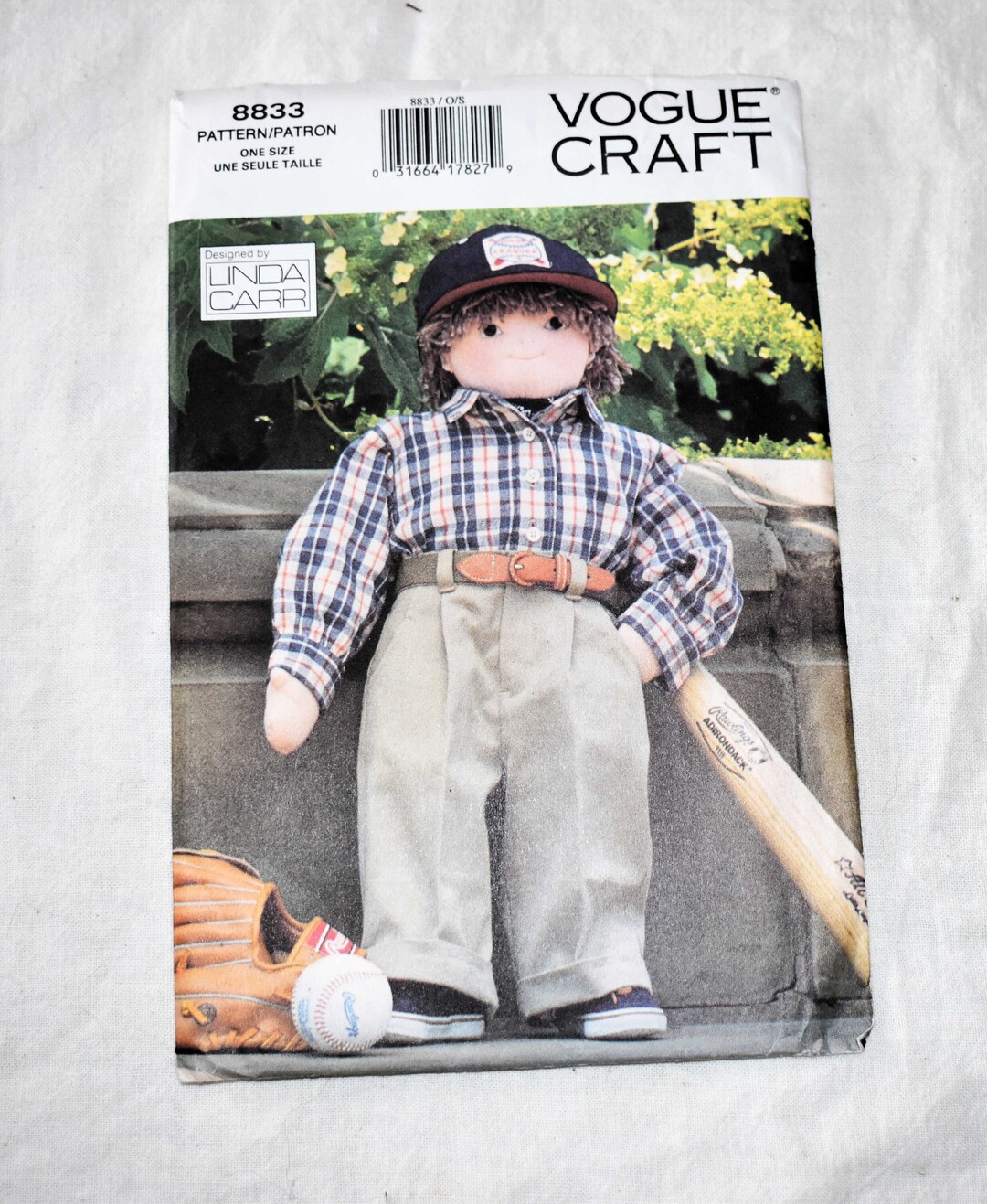 UNCUT Vintage 1990s Vogue Craft 8833 Pattern Charming Little Friend Boy ...
