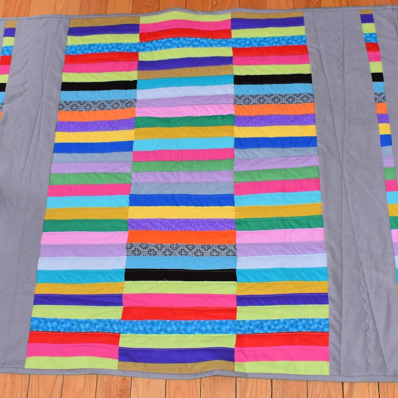 Stripe Quilt - Etsy