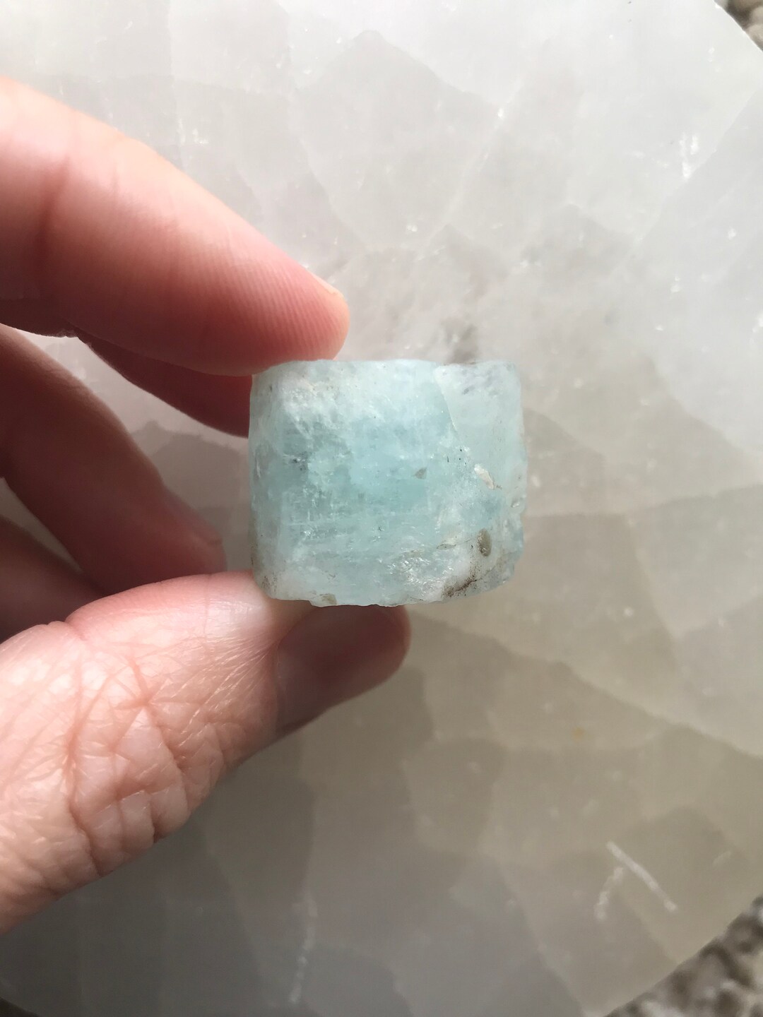 Aquamarine Icy Blue Beryl Terminated Crystal Raw Brazil - Etsy