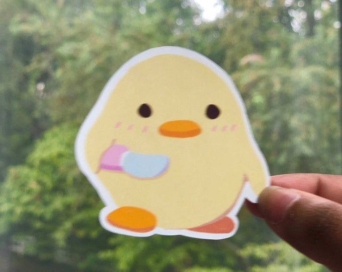 Knife Ducky Meme Vinyl Sticker - Etsy