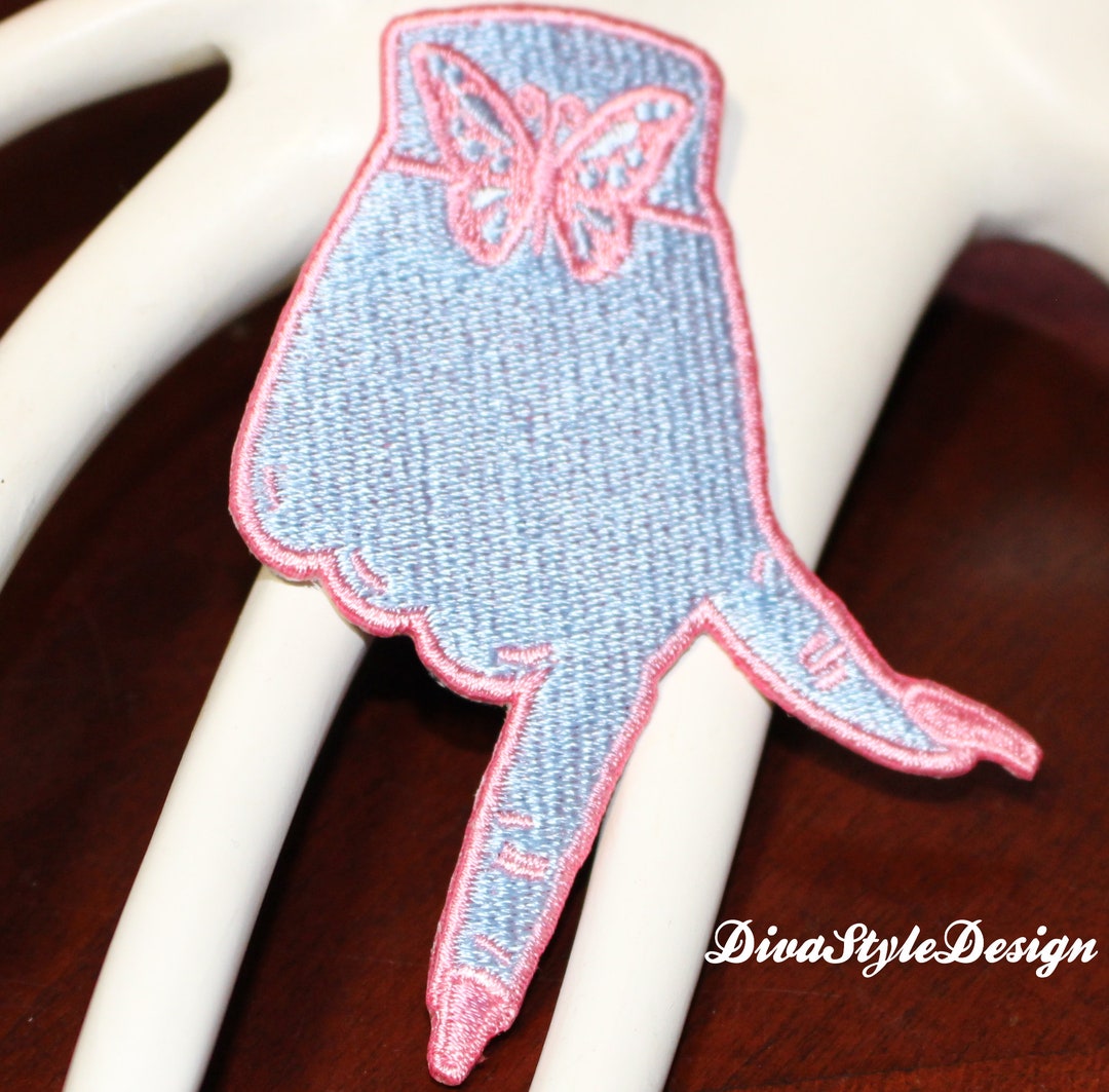Gamma Phi Delta Sorority Iron-on Butterfly Hand Patch, Gamma Phi Delta ...