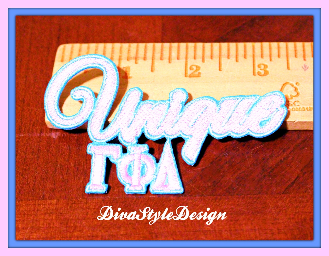 Gamma Phi Delta Sorority Iron-on Unique GPD Patch, Iron-on Gamma Phi Delta Patch - Etsy