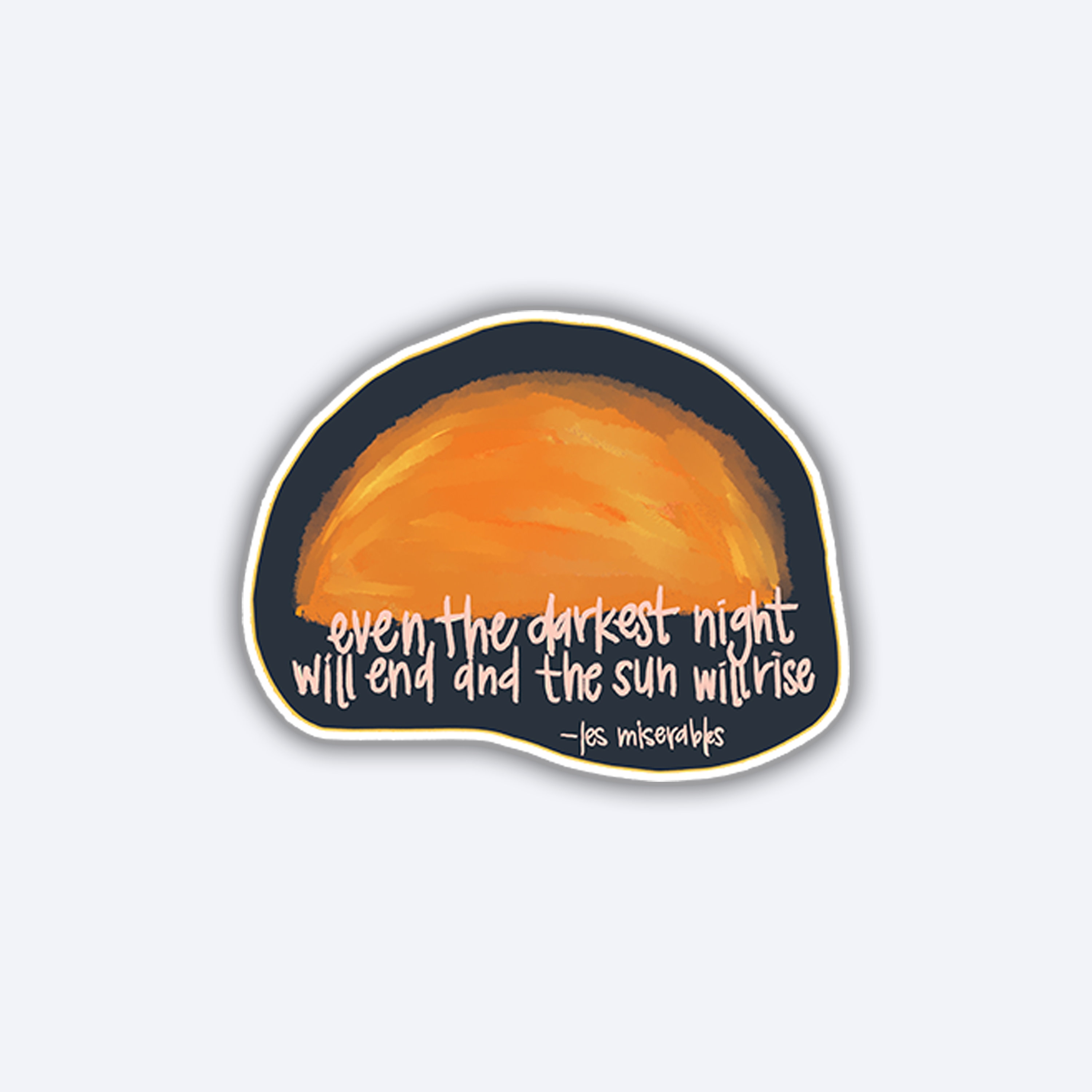 Les Miserables Sun Vinyl Sticker | Etsy