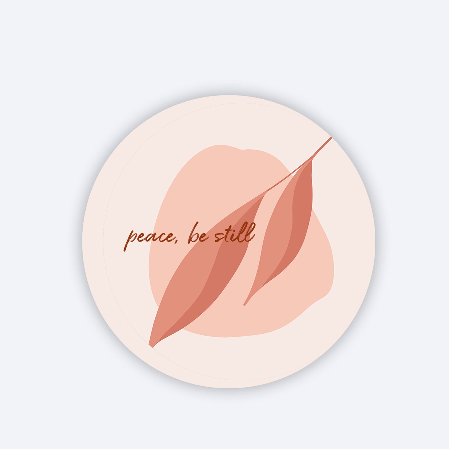 Peace, Be Still Vinyl Sticker - Etsy