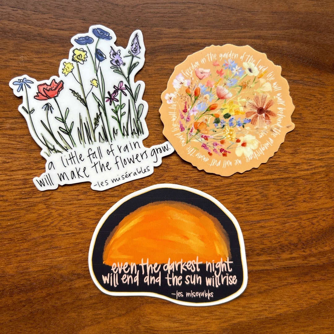 Les Miserables Sticker Pack - Etsy