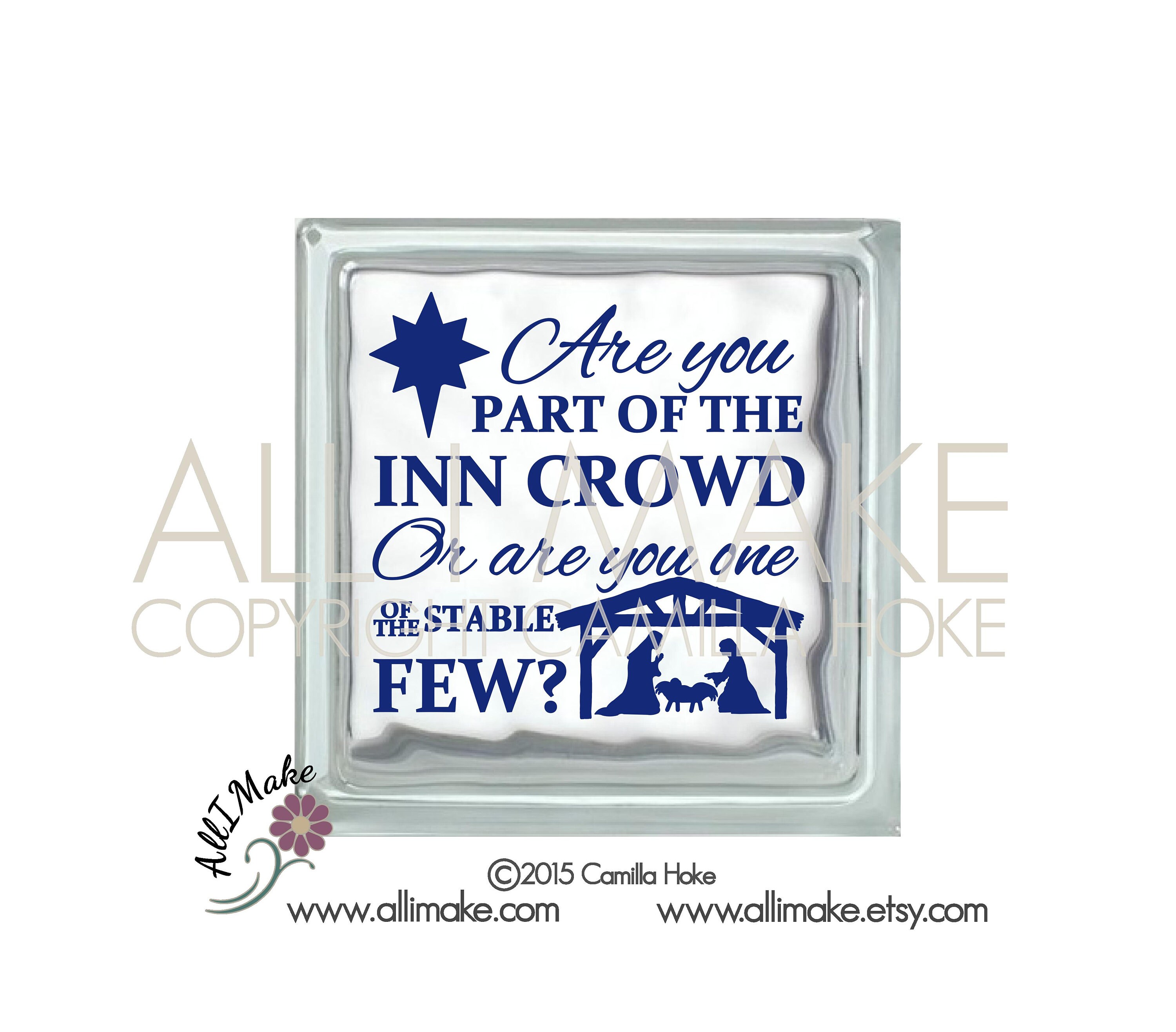 Inn Crowd Are You Part of the Inn Crowd Christmas Vinyl - Etsy
