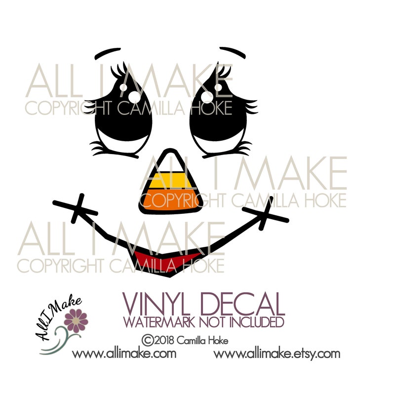Scarecrow Face Svg - Etsy