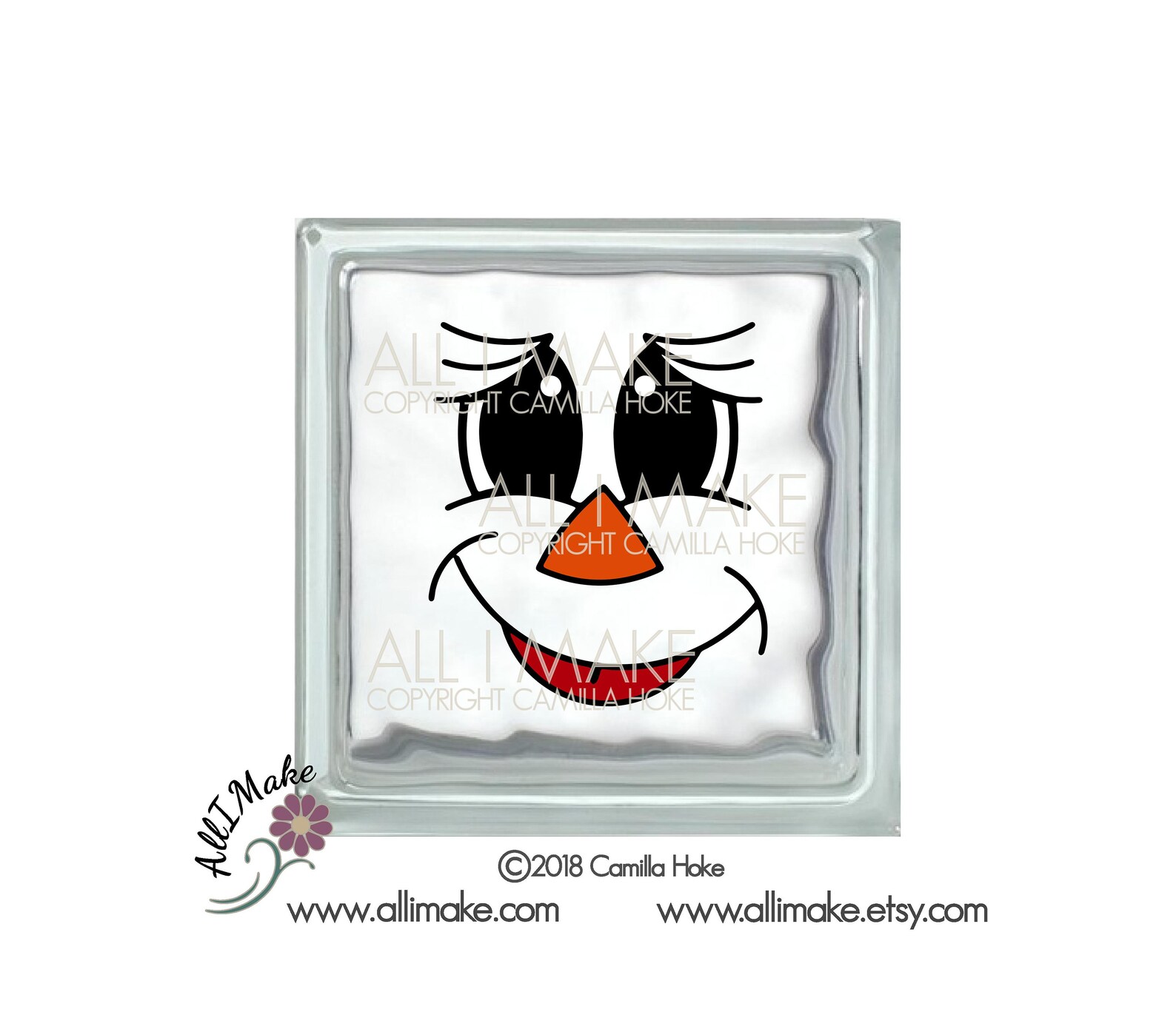 Scarecrow Face 3 Vinyl Face Glass Block Vinyl Vinyl - Etsy
