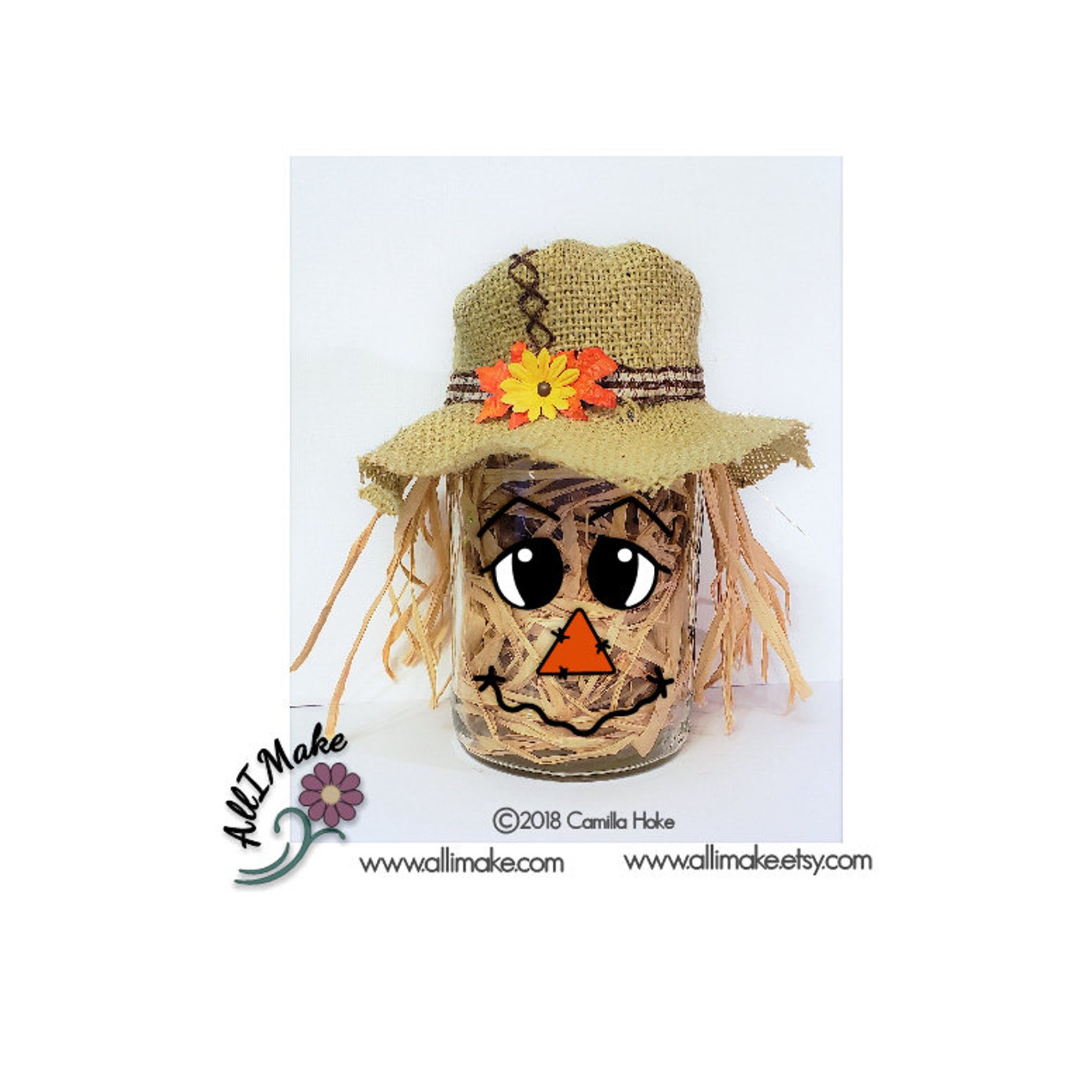 Scarecrow Face 1 Vinyl Face Glass Block Vinyl Vinyl - Etsy