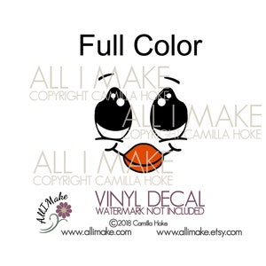 Chick Boy Face | Vinyl Face | Glass Block Vinyl | Vinyl | Craft Vinyl ...