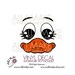 Duck Face 6 | Vinyl Face | Glass Block Vinyl | Vinyl | Craft Vinyl Face ...