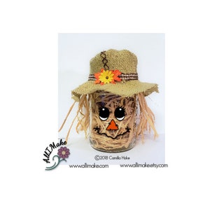 Scarecrow Face 7 | Vinyl Face | Glass Block Vinyl | Vinyl | Craft Vinyl ...
