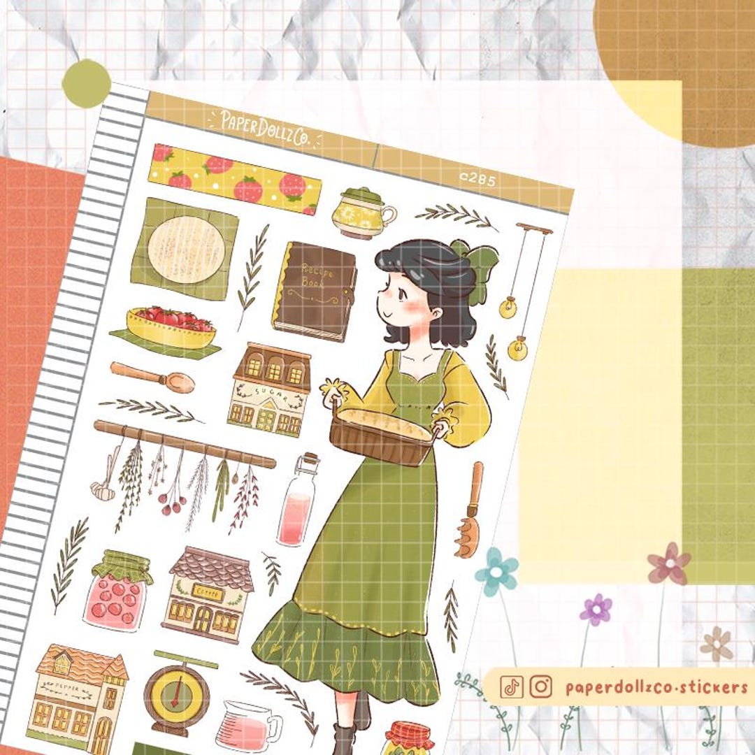 Kitchen | Cottage Core | Collection Stickers | C285 - Etsy