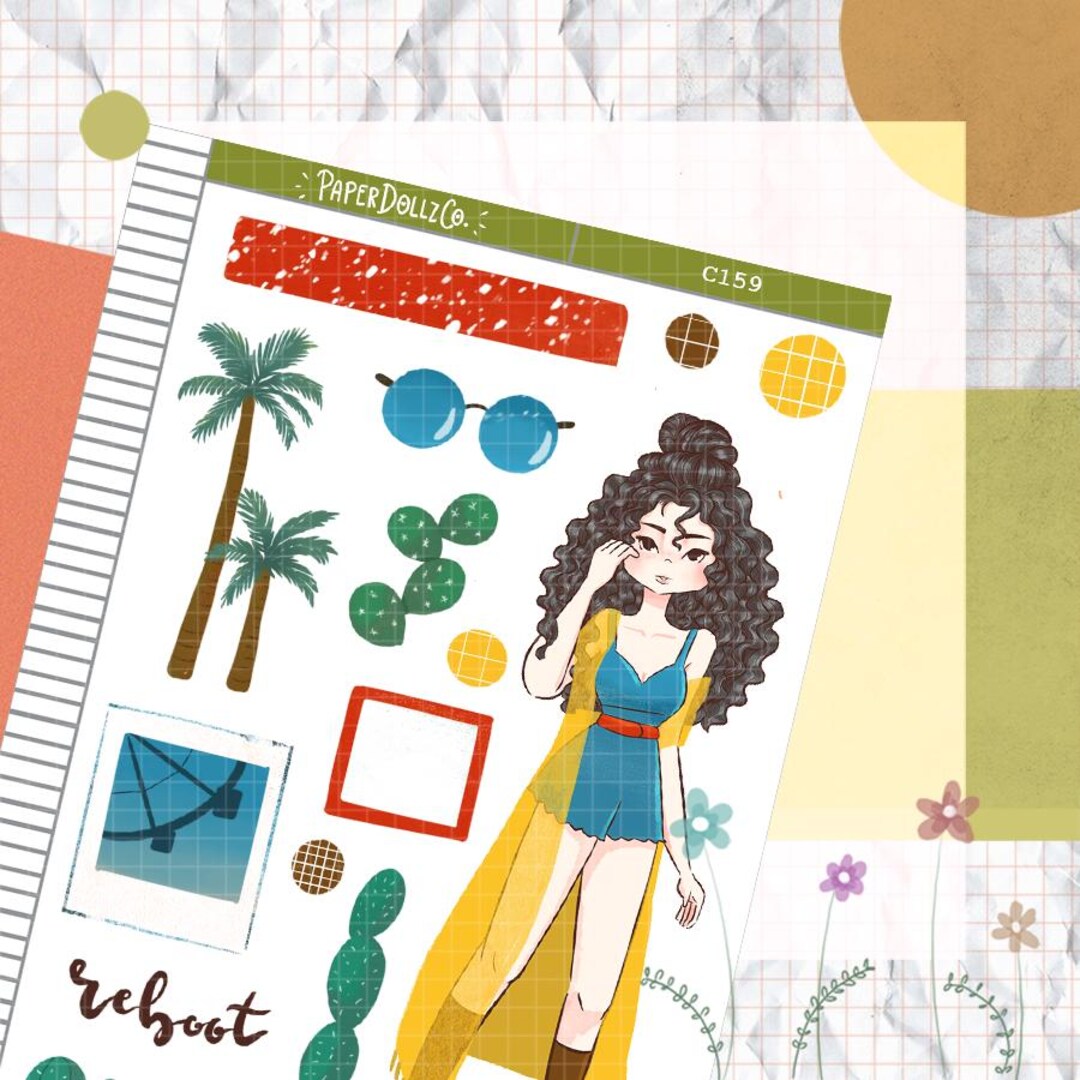 Reboot | Summer | Collection Stickers | C159 - Etsy