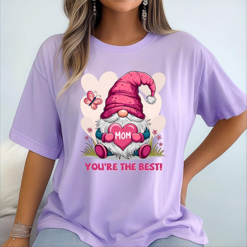 Funny Gnome Mama T-shirt: Comfort Colors, Mother's Day Gift - Etsy