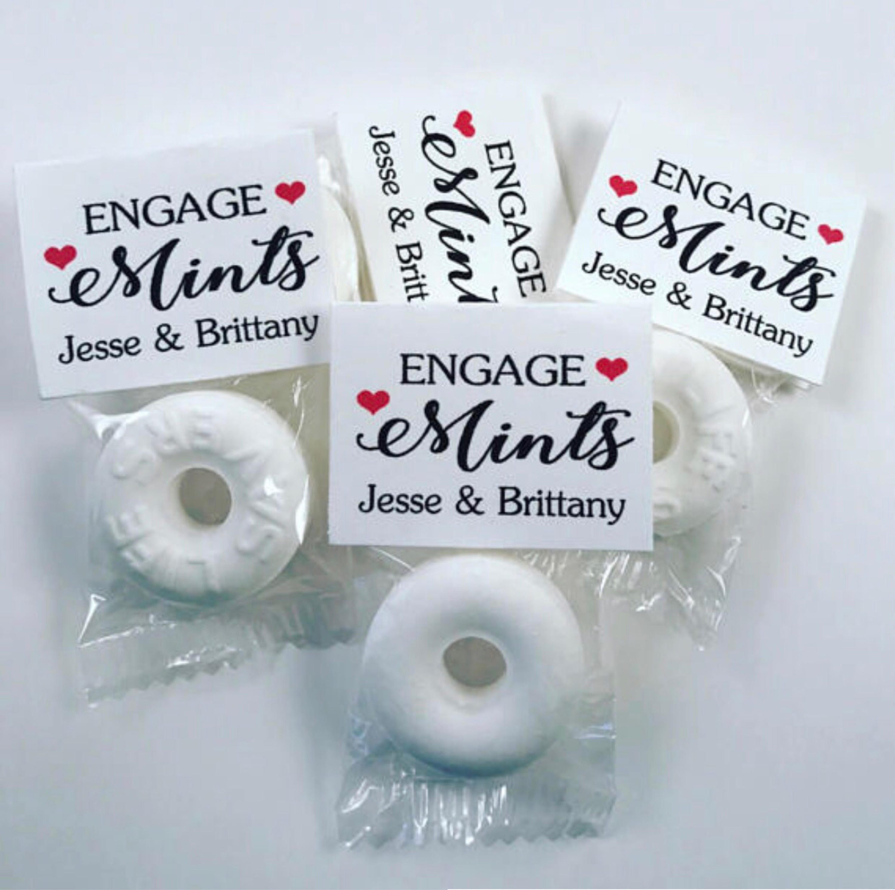 50 Engagement Favors Engage Mints Favors for Guests - Etsy