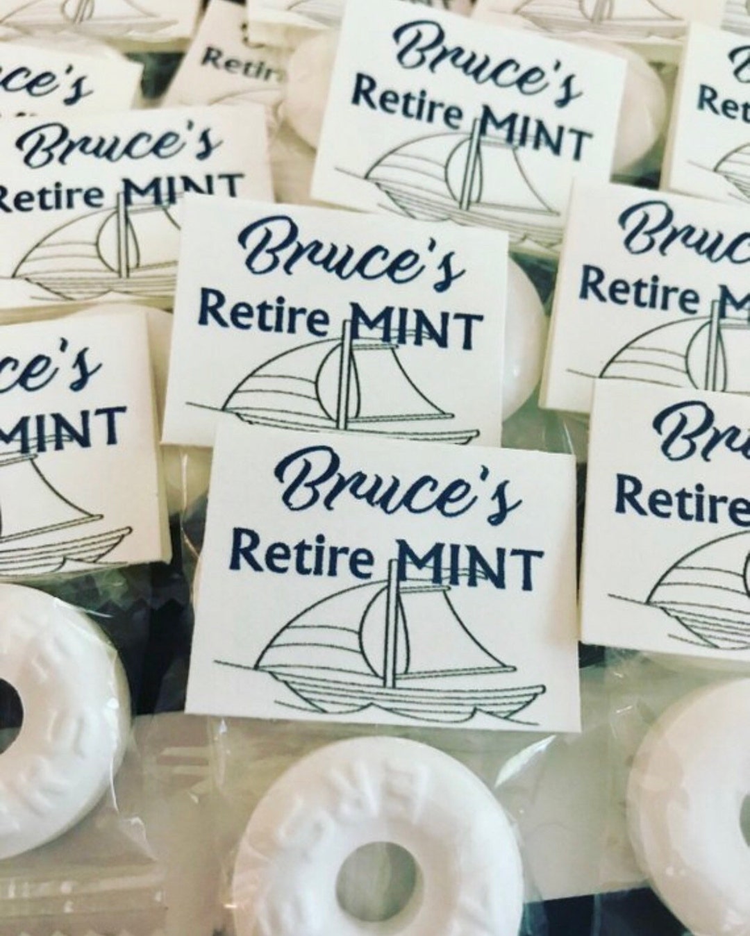 50 Retirement Favors, Retire Mint, Retire Mints, Sail Away - Etsy